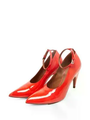 Alaïa Ankle-strap Patent-leather Pumps