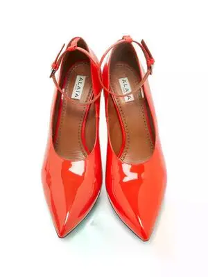 Alaïa Ankle-strap Patent-leather Pumps