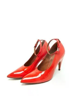 Alaïa Ankle-strap Patent-leather Pumps