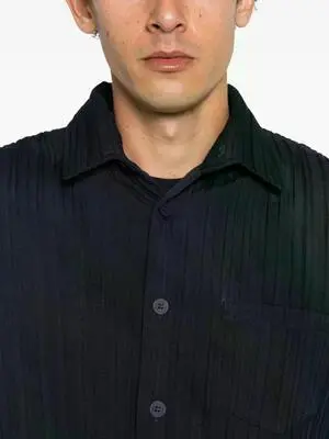 GONGDID DESIGN Plissé-effect Shirt