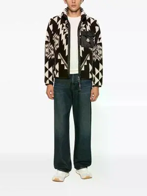 Moncler Jacquard-knit Zip-up Fleece