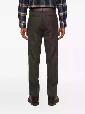 DARKPARK Davide Pleated Pied De Poule Trousers