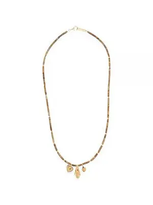ISABEL MARANT ÉTOILE Charm-detail Beaded Necklace