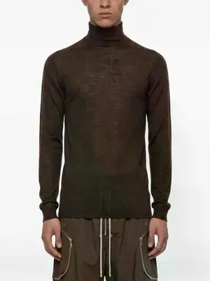 Rick Owens Level Turtle Roll-neck Sweater