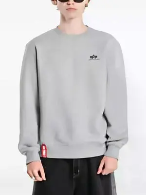 Alpha Industries Logo-print Sweater - Grey