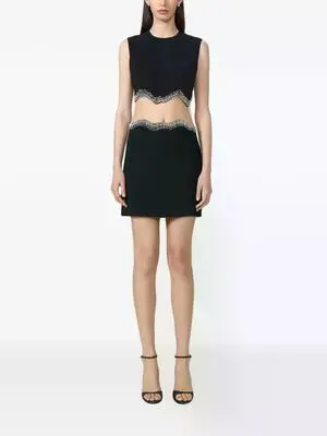 Costarellos Fayna Crystal-embellished Minidress