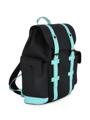 BUSCAR 1 Buckle-fastening Pebbled Backpack - Black