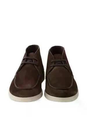 Prada Suede Chukka Boots - Brown