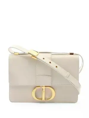 Dior 2010s 30 Montaigne Leather Shoulder Bag