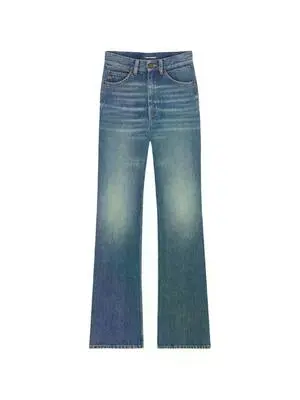 Saint Laurent Clyde High-rise Straight Jeans