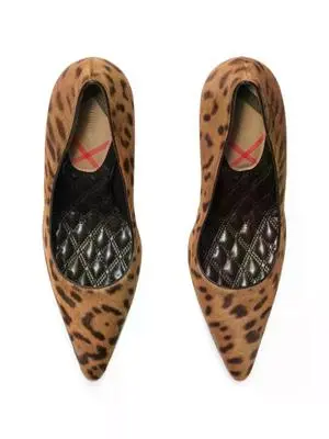 Burberry Leopard Print Dame High Pumps