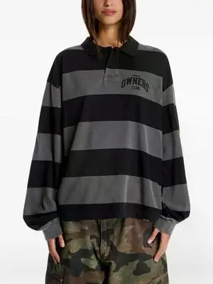 REPRESENT Owners Club Horizontal-stripe Polo Shirt