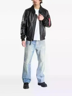 Alpha Industries Cwu-45/p Leather Jacket