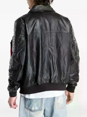 Alpha Industries Cwu-45/p Leather Jacket