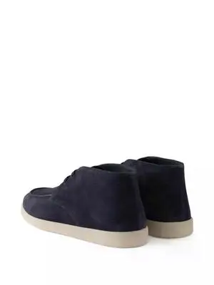Prada Suede Chukka Boots - Blue