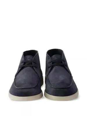 Prada Suede Chukka Boots - Blue