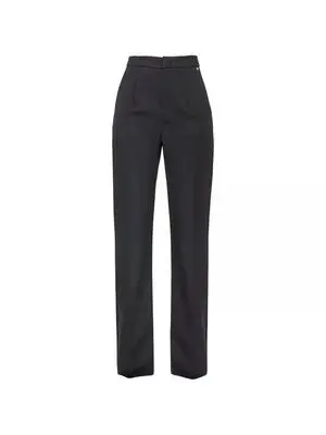 NISSA Striped Straight-leg Trousers