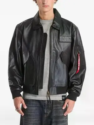 Alpha Industries Cwu-45/p Leather Jacket