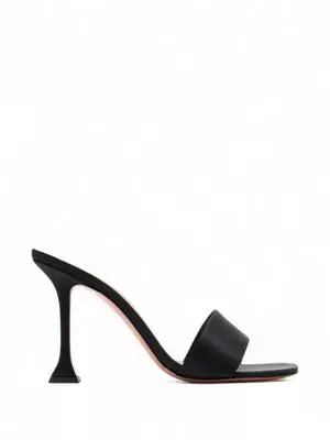 Amina Muaddi Andreea Satin Sandals