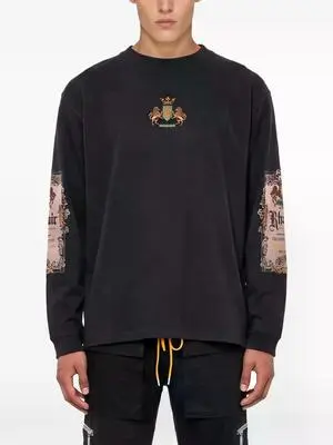 Rhude Crest-print Long-sleeve T-shirt