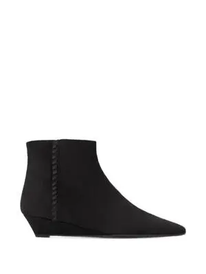 CastaÑer Tina Wedge Ankle Boots - Black