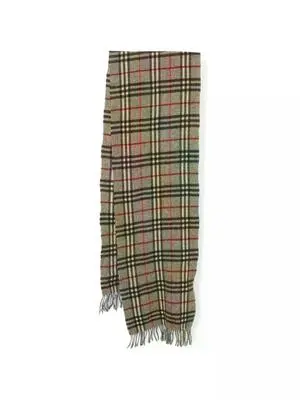 Burberry Nova Check Fringed Scarf
