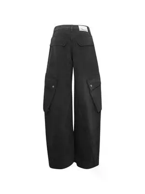 3.1 Phillip Lim Pleated Wide-leg Cargo Pants - Black