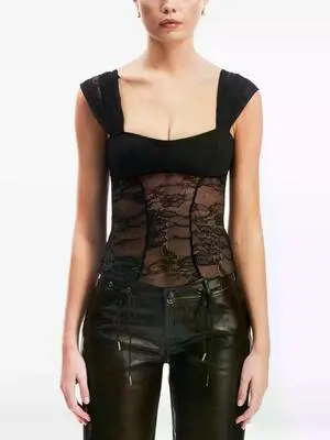 OW Vilda Lace Corset-style Top