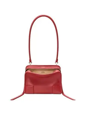 Loewe Small Amazona 180 Leather Tote Bag Red