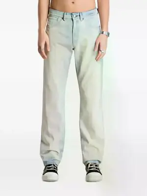 MAISON MARGIELA Logo-patch Straight-leg Jeans - Blue