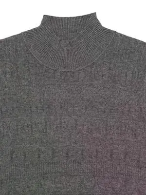 Iceberg Logo-intarsia High-neck Sweater