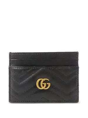Gucci Gg Marmont Card Holder - Black
