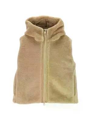 SAVE THE DUCK Hooded Faux-fur Gilet