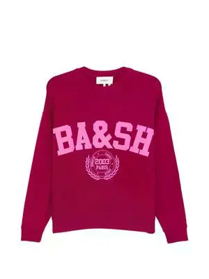 Ba&sh Benjamin Logo-print Sweatshirt - Pink
