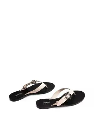Coperni Belt Flip Flops - Neutrals