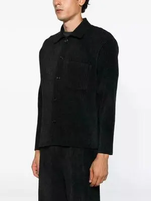 GONGDID DESIGN Ribbed-knit Shirt
