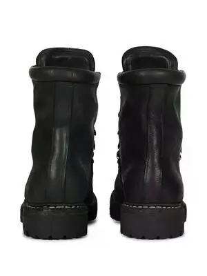Guidi Lace-up Leather Ankle Boots
