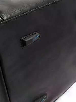 PIQUADRO Logo-plaque Leather Holdall