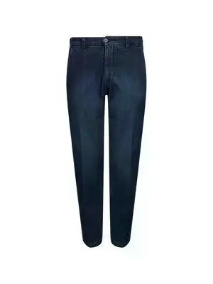 BRIGLIA 1949 Portofino Pleat-detail Jeans - Blue