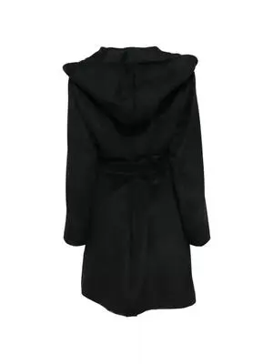 Marina Rinaldi Hooded Belted Coat