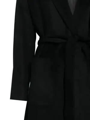 Marina Rinaldi Hooded Belted Coat