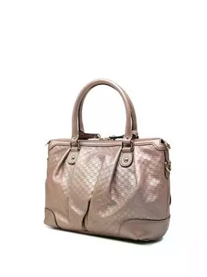 Gucci 2000-2015 Metallic Microguccissima Sukey Satchel