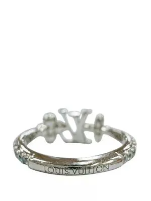 LOUIS VUITTON 2024 Palladium Plated And Strass Iconic Ring Metal Costume Ring - Silver