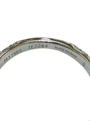 LOUIS VUITTON 2024 Palladium Plated And Strass Iconic Ring Metal Costume Ring