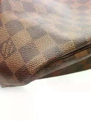 LOUIS VUITTON 2010 Mm Neverfull Damier Ebene Tote Bag