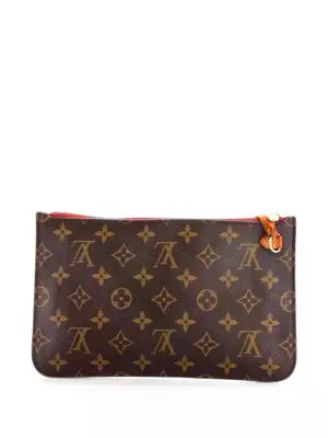 LOUIS VUITTON Neverfull Pochette Monogram Canvas Large Pouch