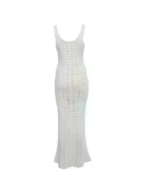 Alice + Olivia Veronique Pointelle Knit Maxi Dress