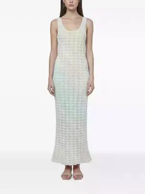 Alice + Olivia Veronique Pointelle Knit Maxi Dress