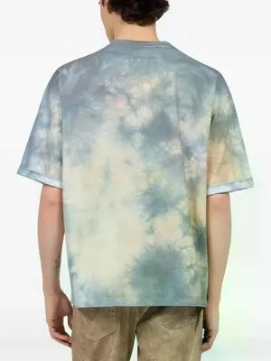 Roberto Cavalli Tie-dye Butterfly-print T-shirt