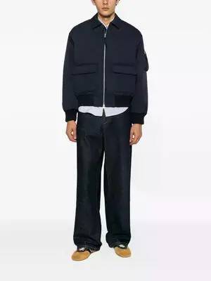 Maison Kitsuné Logo-patch Bomber Jacket